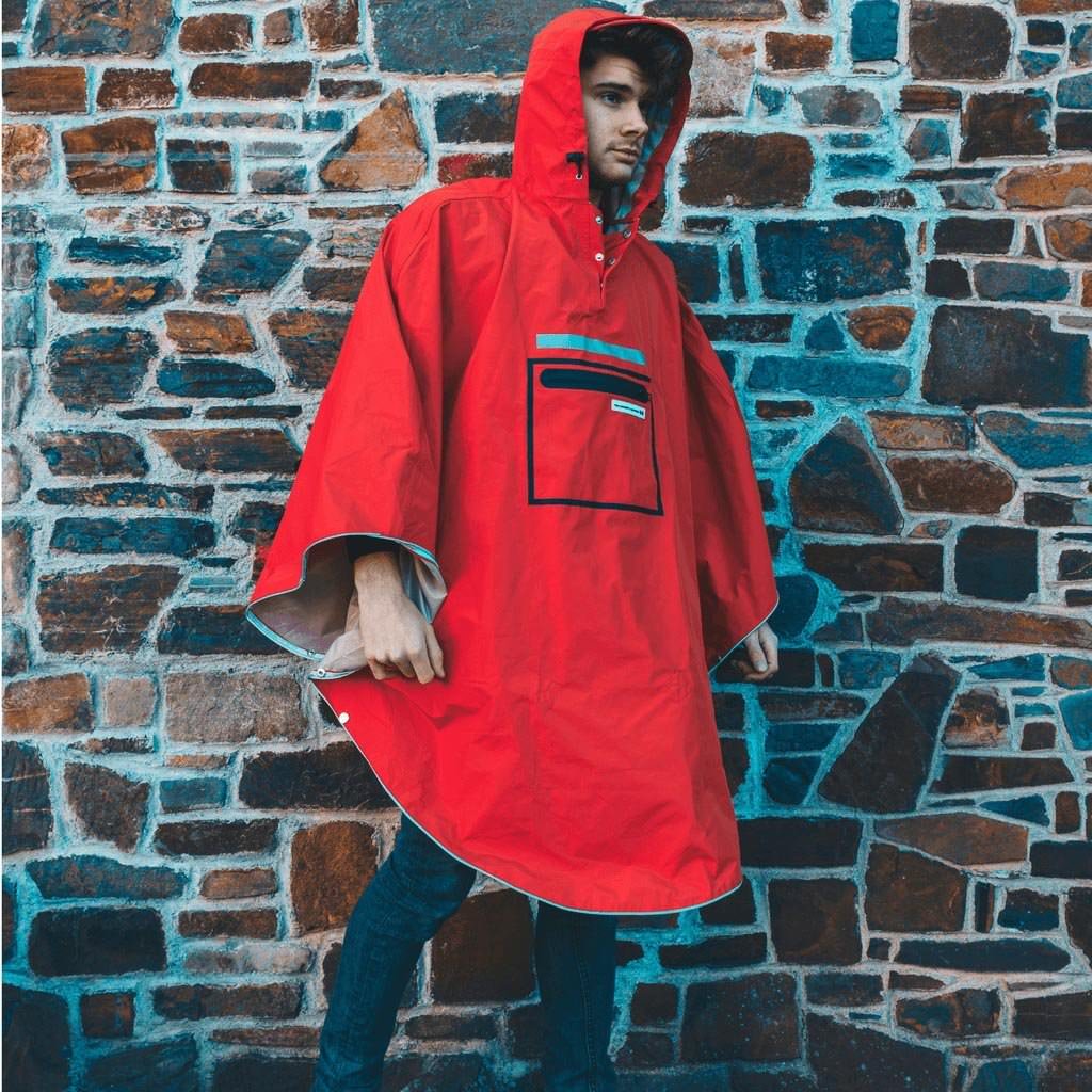 Poncho de Pluie Imperméable - The People's Poncho - Noir